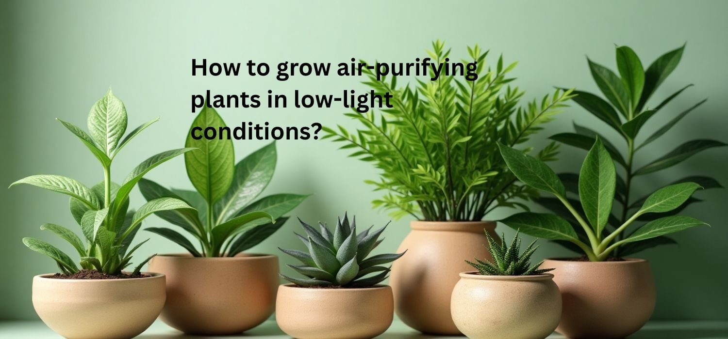 How to grow air-purifying plants in low light conditions? - hadafka